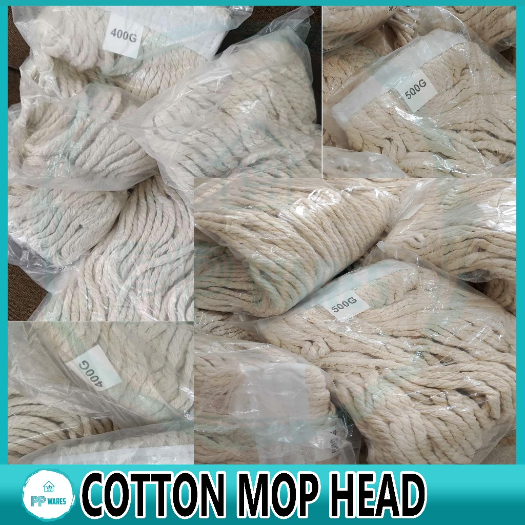 Cotton Mop Head 400g and 500g | Shopee Philippines