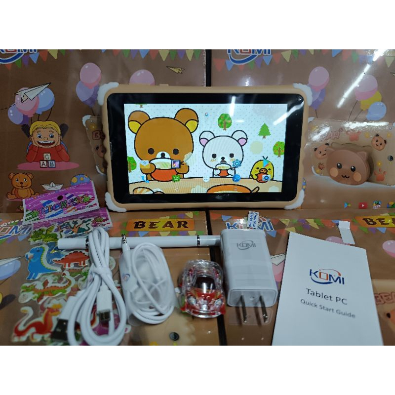 NEW KOMI tablet for kids POOH and BEAR | Shopee Philippines