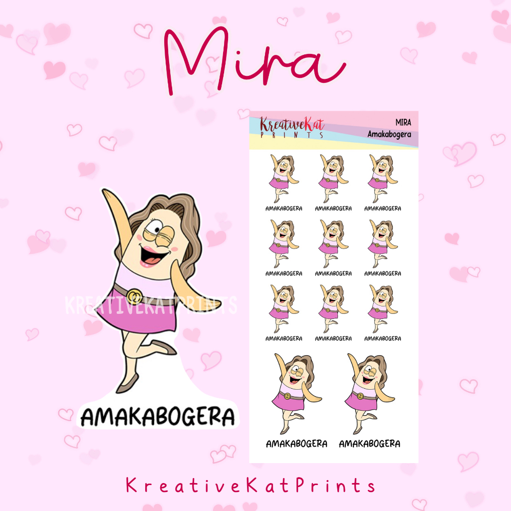 Mira Planner Stickers - AMAKABOGERA - Tagalog Stickers | Shopee Philippines