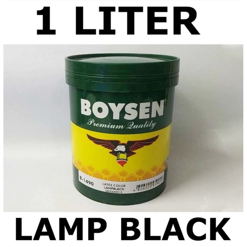 Boysen B-1490 Lamp Black latex color 1Liter | Shopee Philippines Boysen B-1490 Lamp Black latex color 1Liter | Shopee Philippines