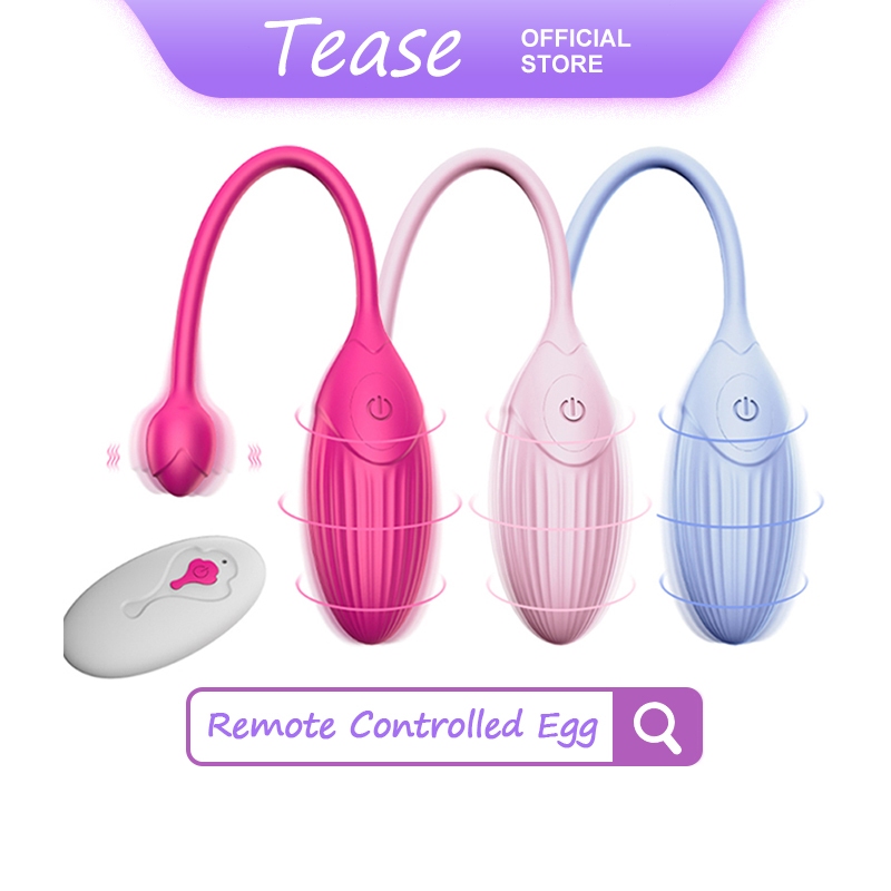 Tease Vibration G-Spot Remote Controlled Egg Wireless Sex Toys Vibrator For Female Women ...