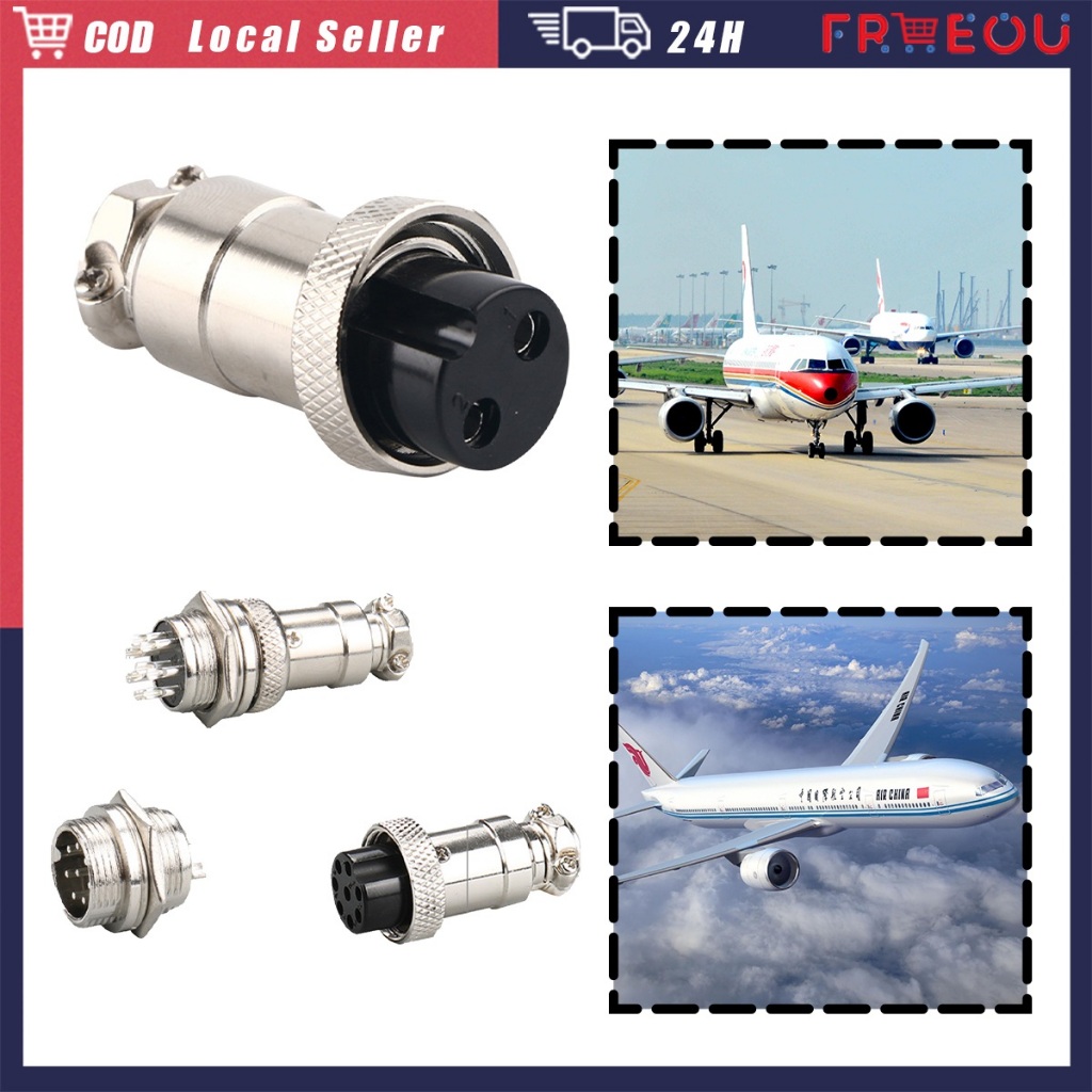 16mm 2/3/4/5/6/7/8 Pin Core Male Female Socket Connector GX16/DF16B ...