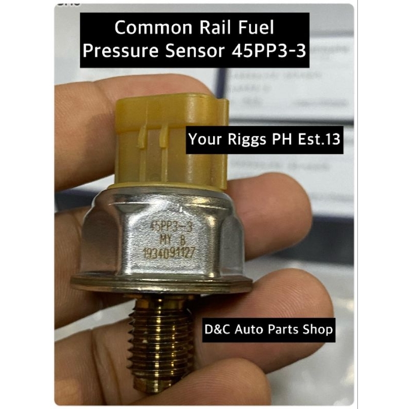 Genuine 45PP3-3 45PP3-1CR-Fuel Pressure Sensor Nissan Navara NP300 ...