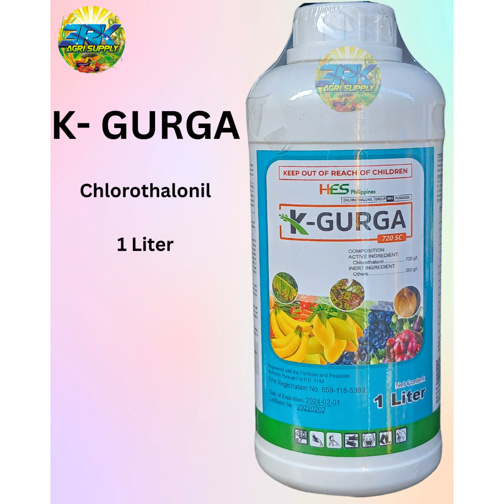 K- Gurga 720 SC Fungicide Chlorothalonil 1liter | Shopee Philippines