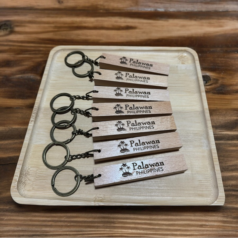 10pcs Palawan Stick Type Wooden Keychain | Shopee Philippines