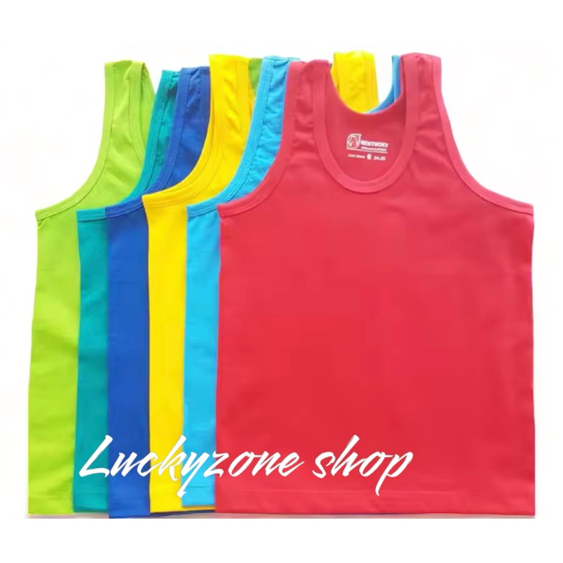 KENTUCKY COLORED Sando for Kids / Boys (6pcs) | Shopee Philippines