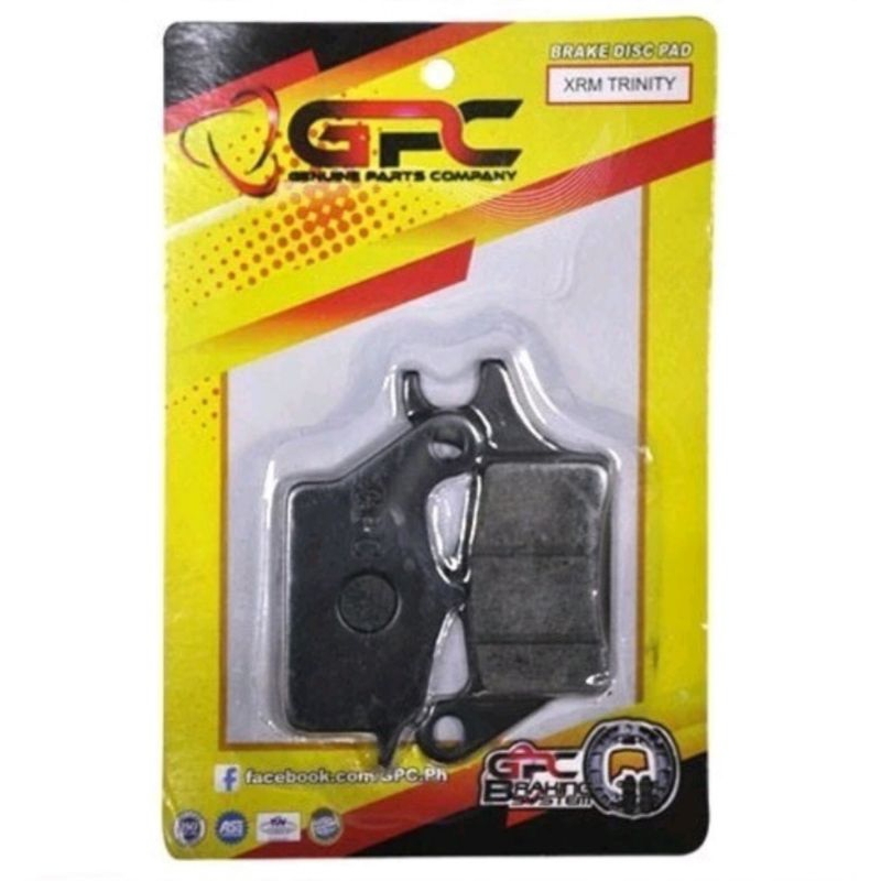 GPC Brake Pad [front] XRM Trinity - XRM 125 Fi - RS150 - GTR 150 ...