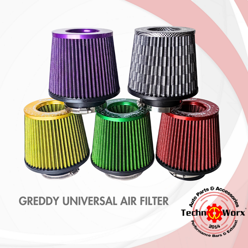 GREDDY Airinx Air Filter Intake high Quality Universal 3inch air Power ...