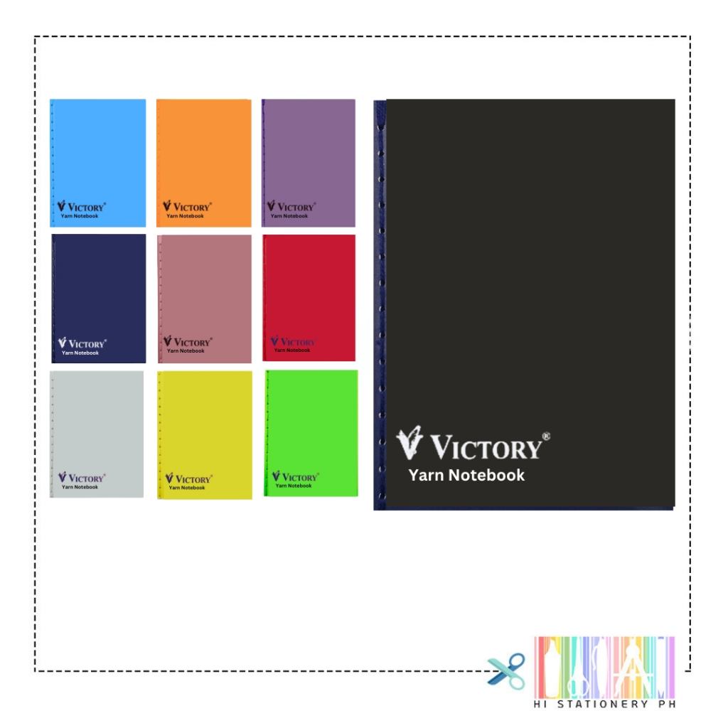 VICTORY Yarn Notebook Pastel Colors per piece | Shopee Philippines