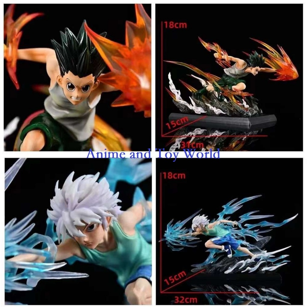 Hunter X hunter PG Studio Gon Freecess Killua Zoldyck K.O Collectible Figure Gift | Shopee ...