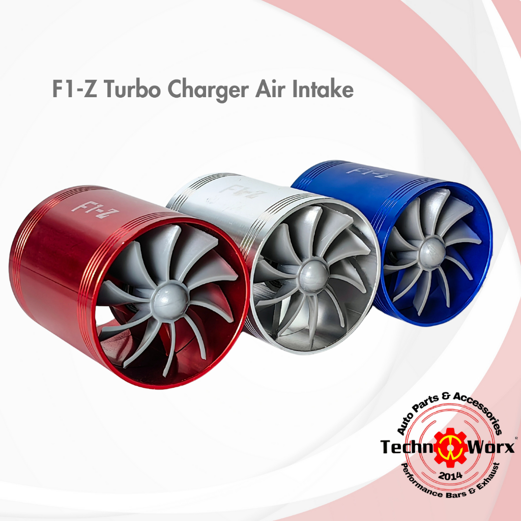 Car Air Intake Fan Turbine Super Charger Universal Single Fan Increase ...