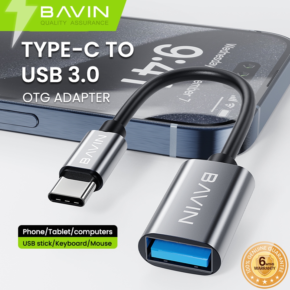 BAVIN O54 USB-C to USB 3.0 OTG Adapter thunderbolt 3 to USB Female ...