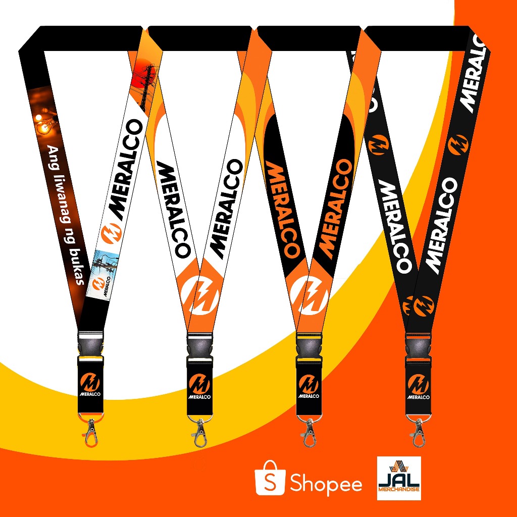 Meralco ID lace design / ID lanyard / ID sling | Shopee Philippines