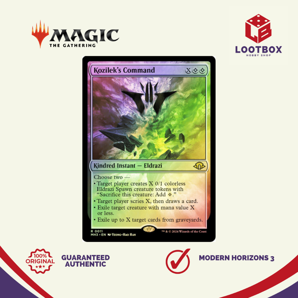 Magic the Gathering: Kozilek's Command (Rare) - Modern Horizons 3 ...