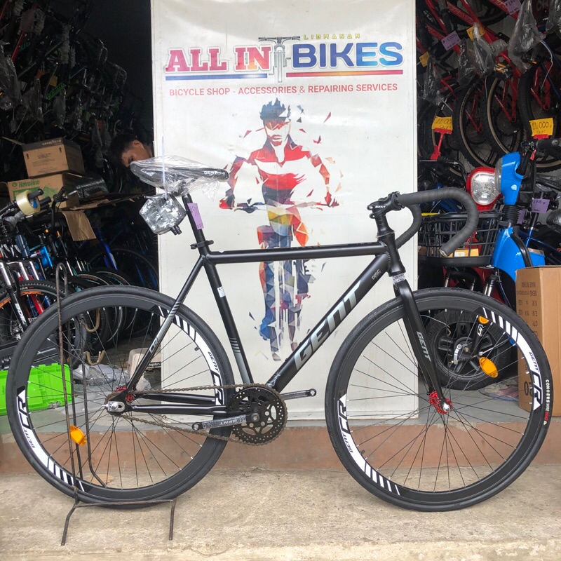 GENT 104 Fixie Bikes Alloy Frame 700c Dropbar With Freebies | Shopee ...