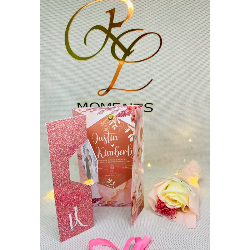 Geometric Flip Invitation Card | Shopee Philippines