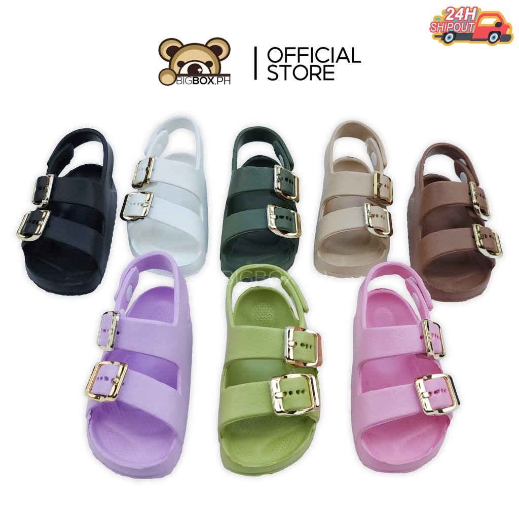 BigboxPH Eva Birks Gold Buckle Sandals for Toddlers Water Friendly ...