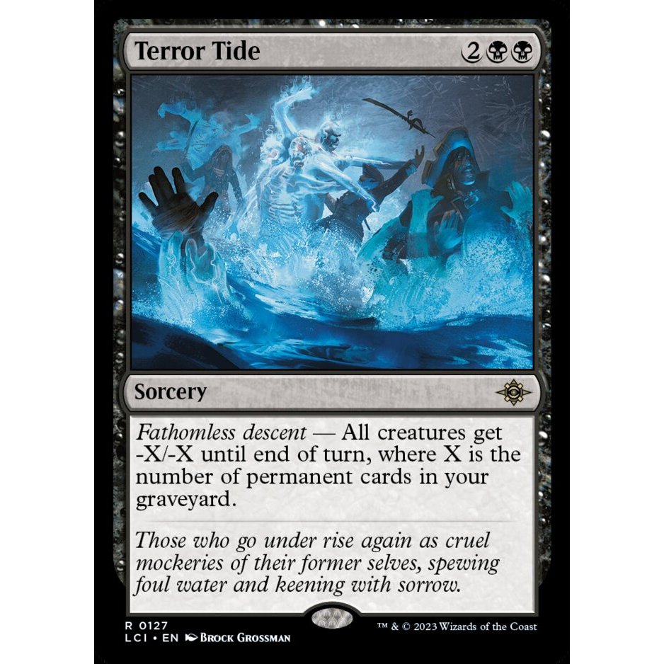 Magic the Gathering - Terror Tide - MTG Black - LCI - NM (_BKR ...