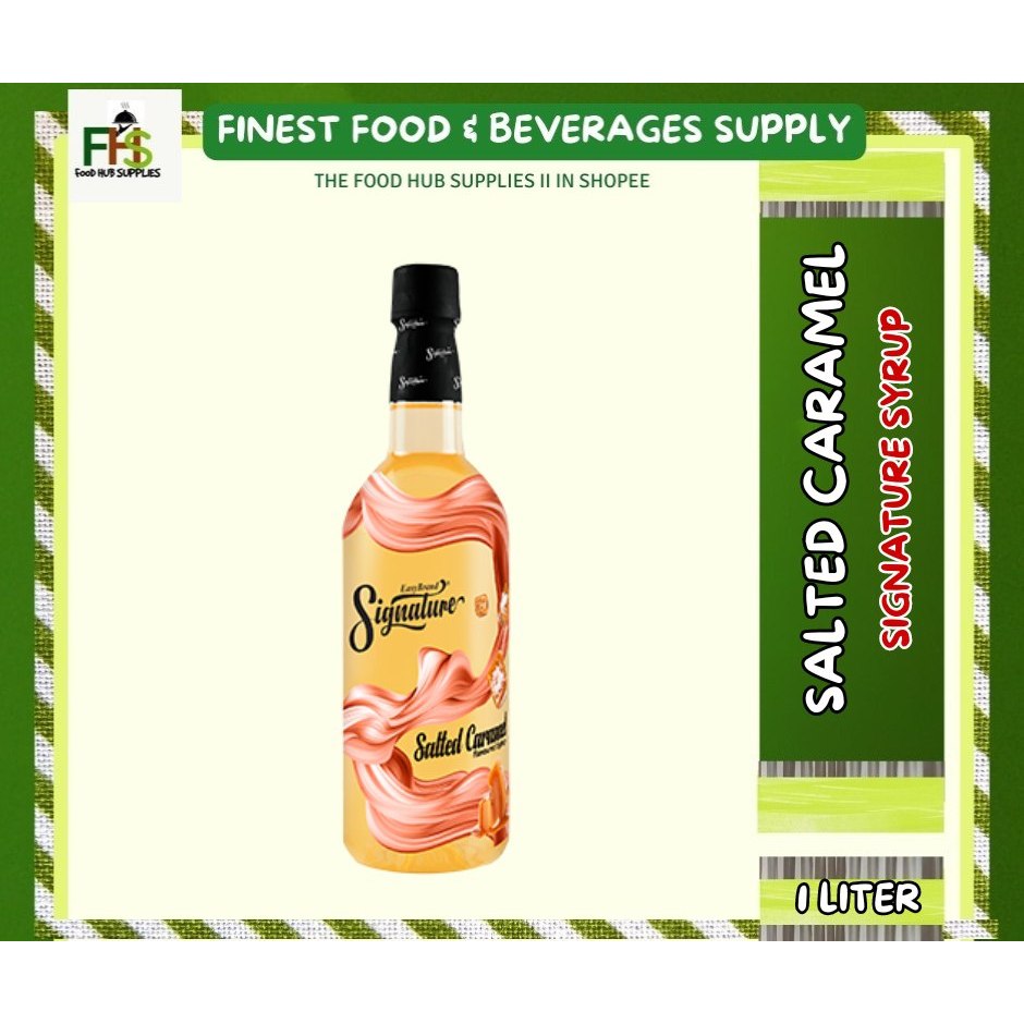Signature Syrup 1L - Salted Caramel | Shopee Philippines