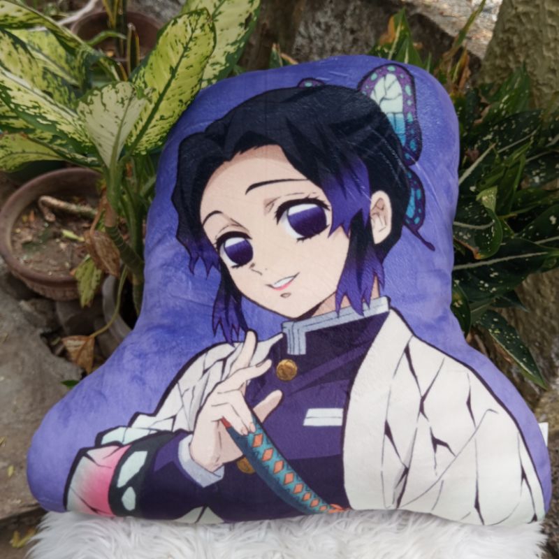 DEMON SLAYER SHINOBU KOCHO Die Cut Soft Cushion | Shopee Philippines