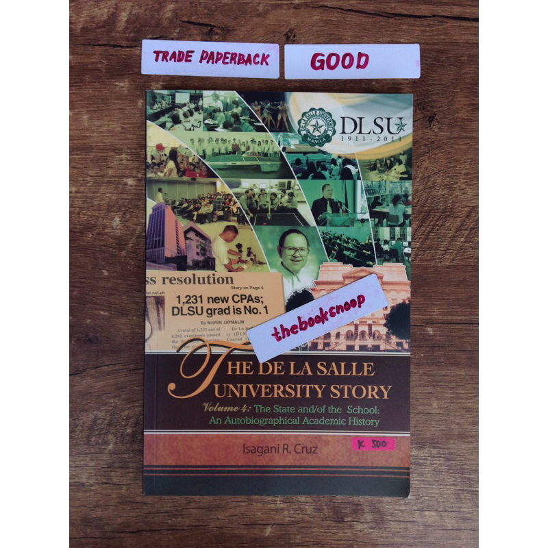 The de La Salle University Story by Isagani Cruz filipiniana history ...
