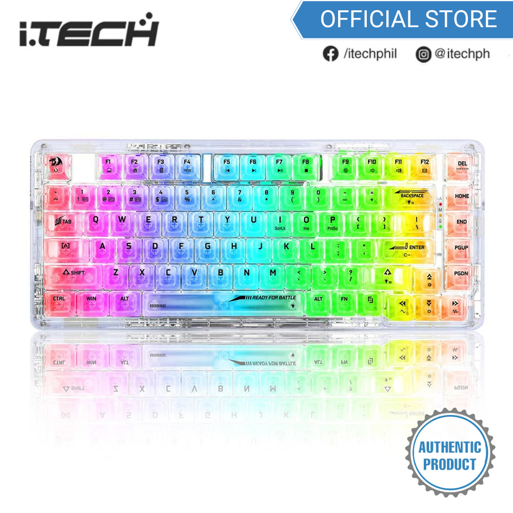 Redragon Elf Pro K649CT RGB Wireless Mechanical Gaming Keyboard ...