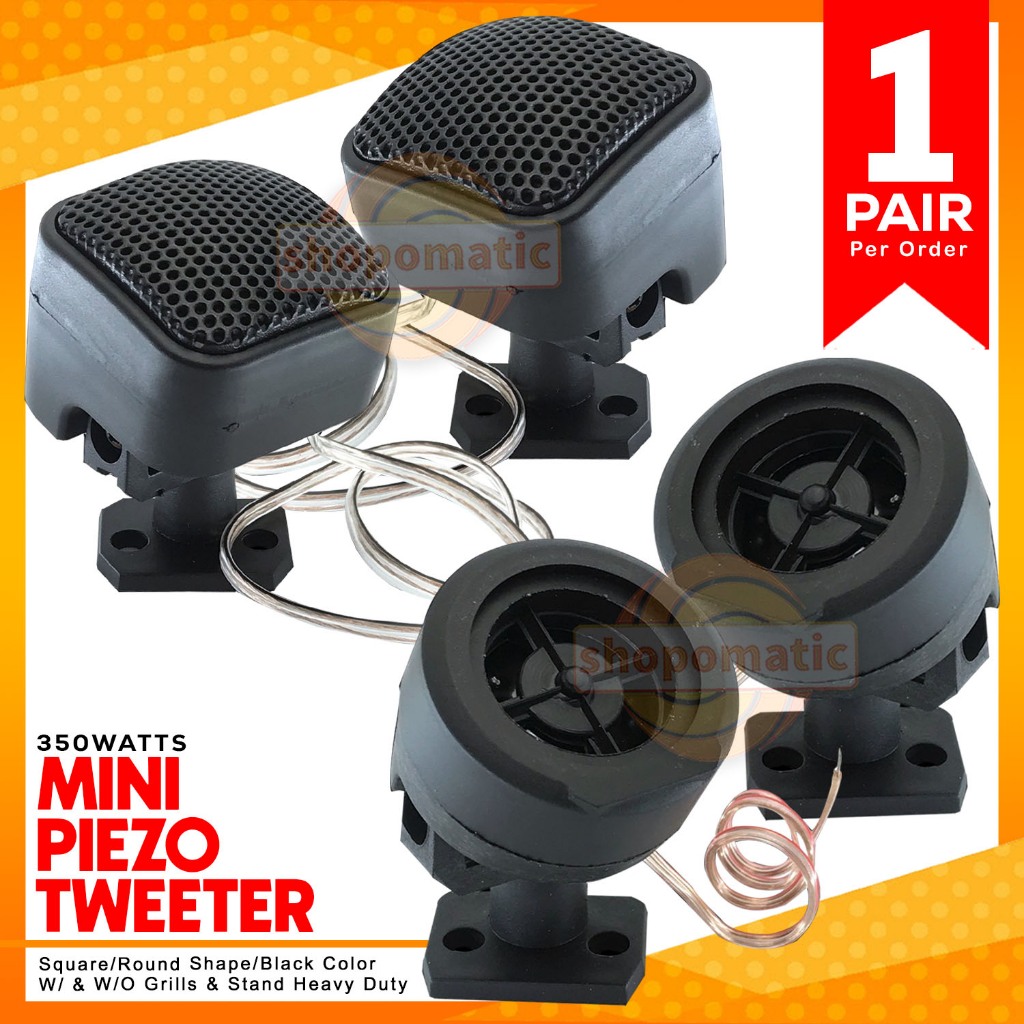 Mini Piezo Tweeter Speaker With Stand (PER PAIR) | Shopee Philippines