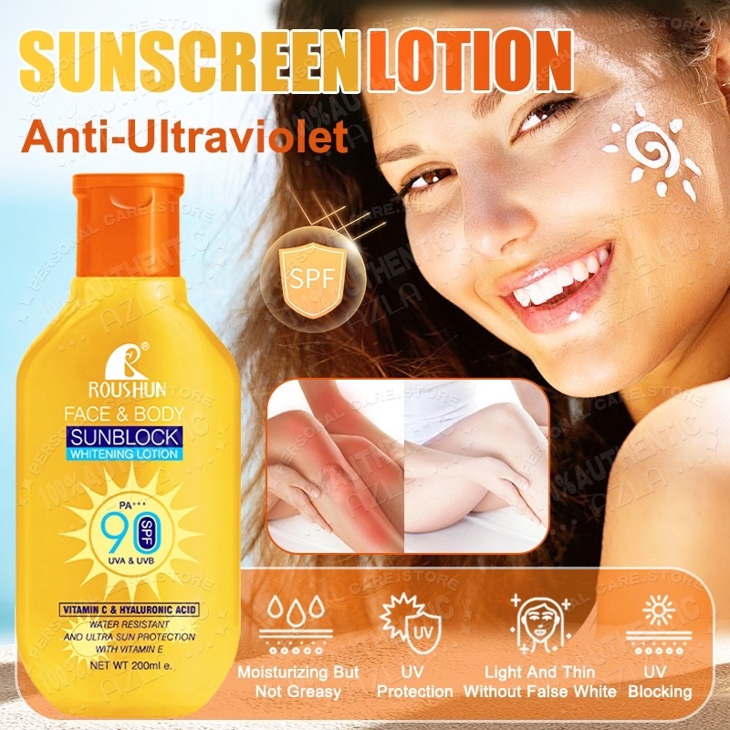 SPF90 PA+++ Sunscreen Whitening Lotion For Face & Body Sunblock 200ml | Shopee Philippines