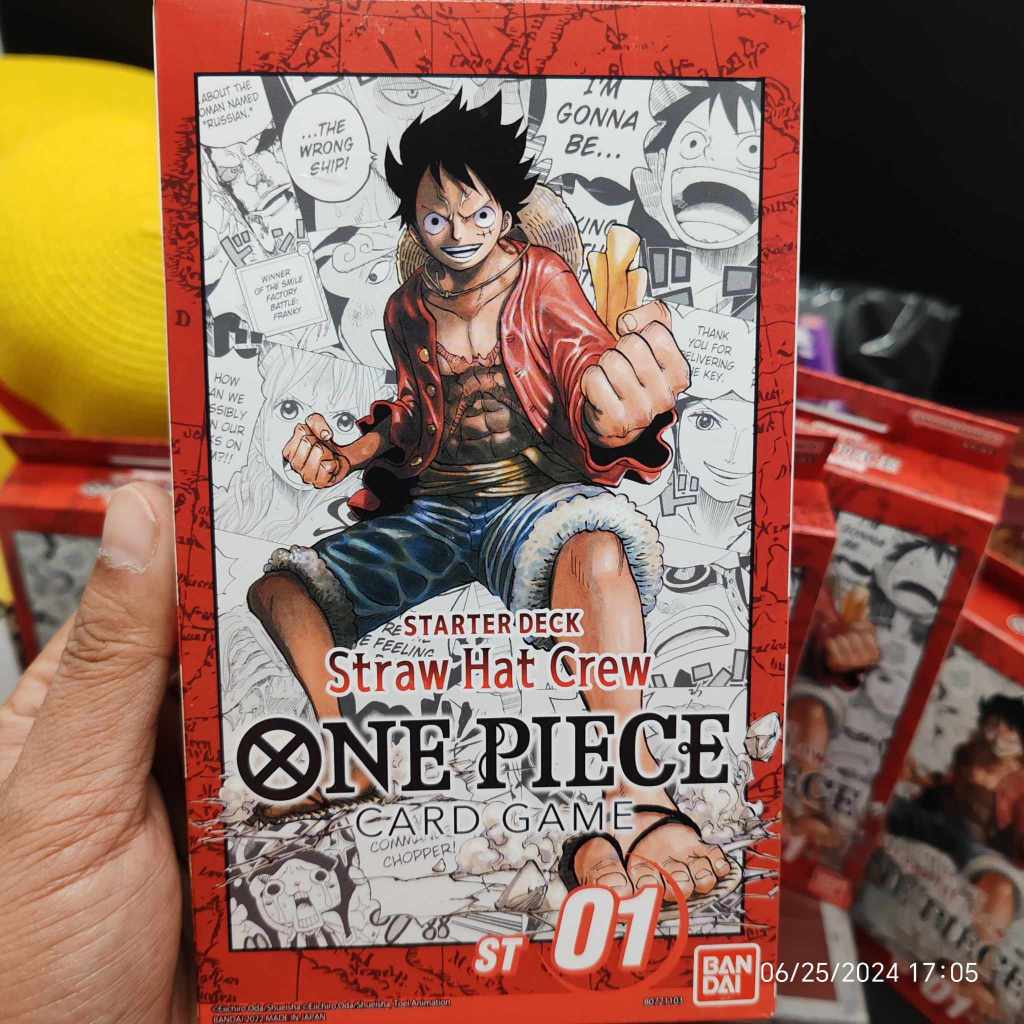 One Piece TCG ( English ) - ST01 Straw Hat Crew (Starter Deck) | Shopee ...