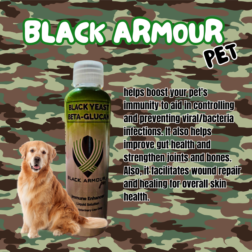 Black Armour Pet Black Yeast Beta-Glucan 100ml Syrup | Shopee Philippines