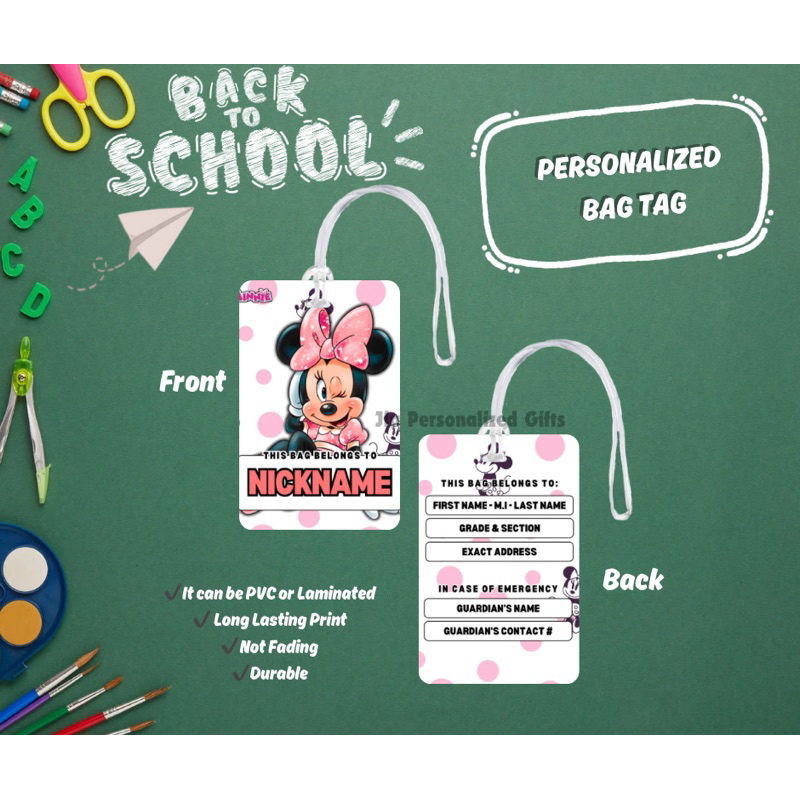 PERSONALIZE BAG TAG | Shopee Philippines