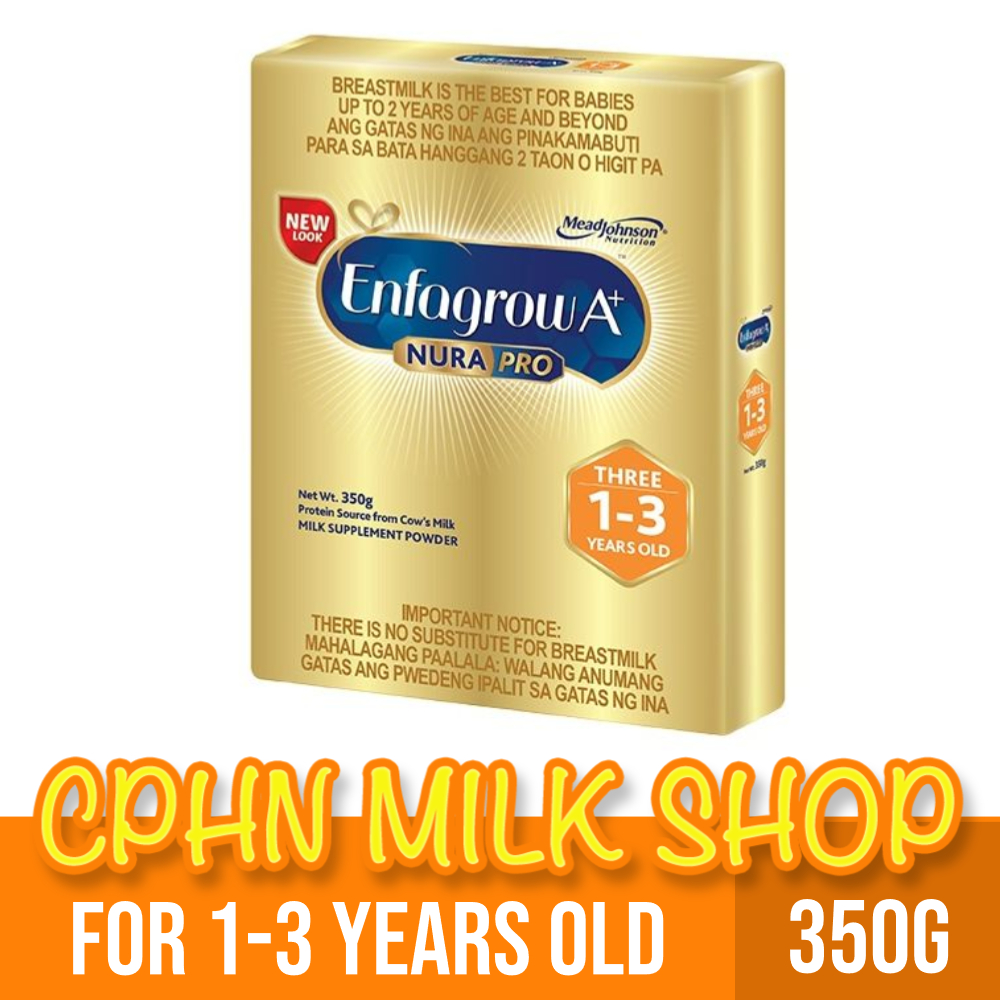 Enfagrow A+ Three NuraPro 350g 1-3 Years Old Milk Supplement | Shopee ...