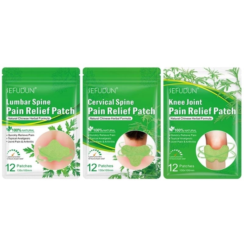 Self-Adhesive Knee Pain Patch 12PCS Health Safety for Injuries ...