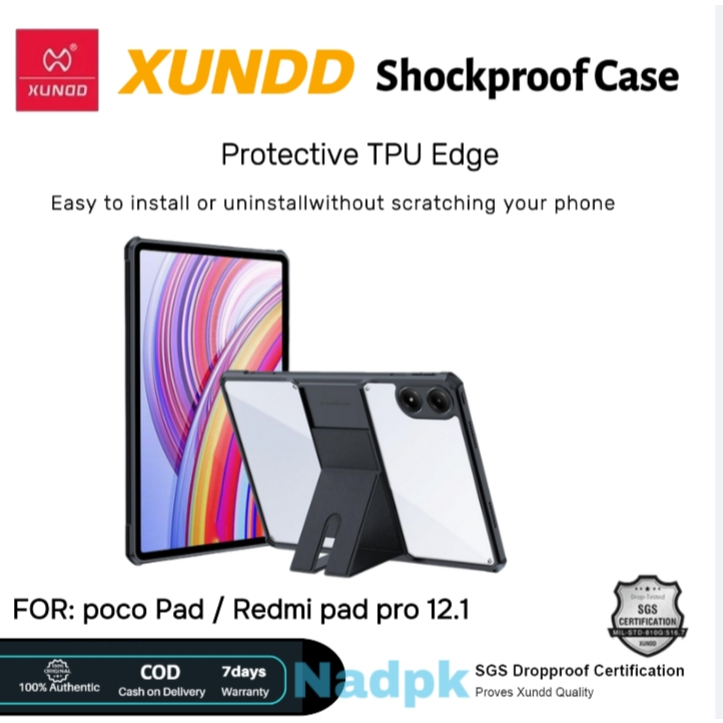 Redmi Pad Pro (12.1) / Poco pad Xundd beatle series shockproof case ...
