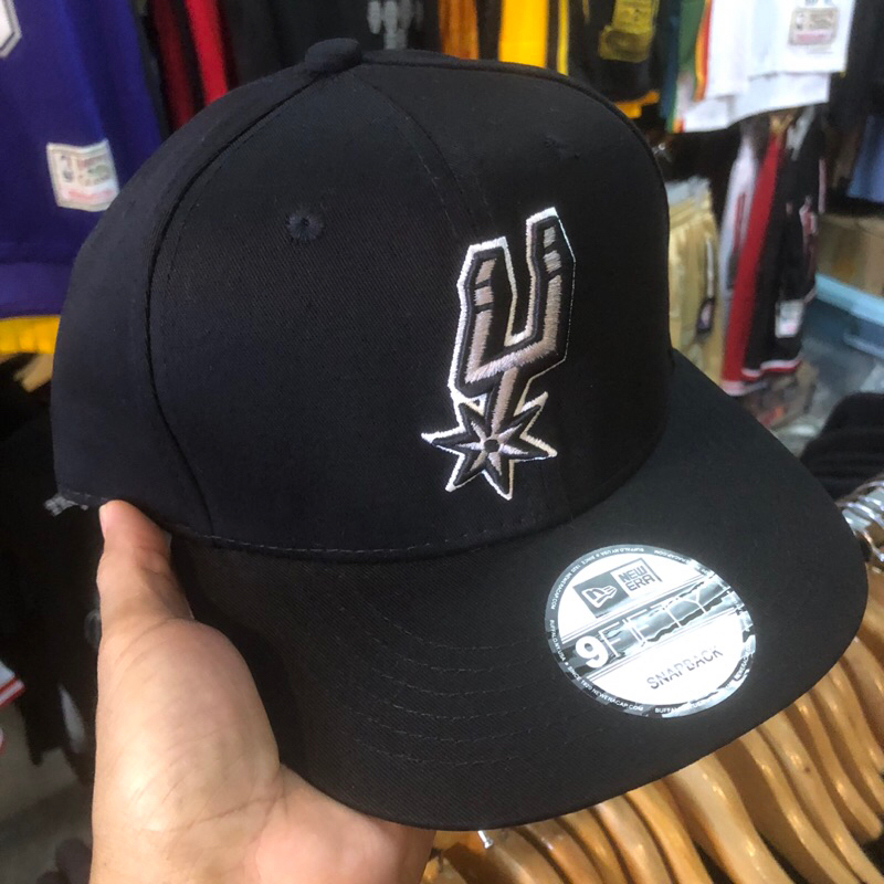 SA Spurs cap black flat brim high quality adjustable | Shopee Philippines