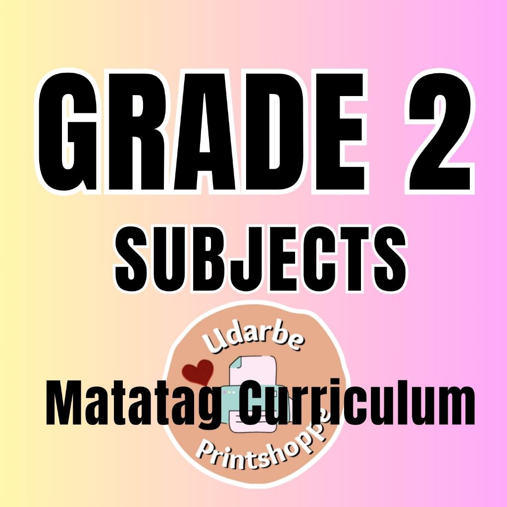 GRADE 2 MATATAG CURRICULUM SUBJECT AND BLANK NAME LABEL STICKERS ...