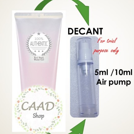 BOJ - Red Bean Water Gel [DECANT 5ml/10ml] | Shopee Philippines