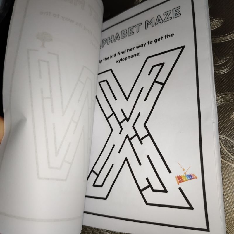 Mazes Activity Book For Kids (57 pages of mazes) | Shopee Philippines