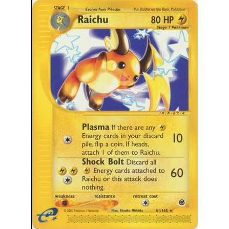 Pokemon TCG - Raichu - Expedition Base Set - Rare | Shopee Philippines