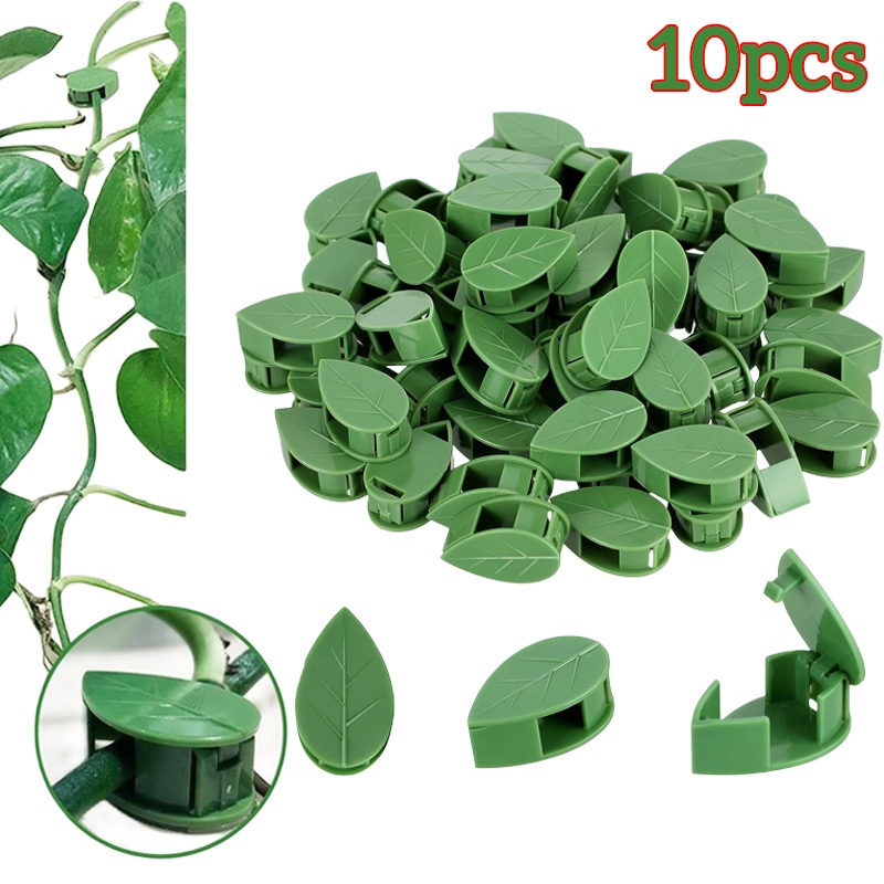 Leaf-Type Invisible Plant Climbing Wall Vine Support Fixture Leaf Clips ...