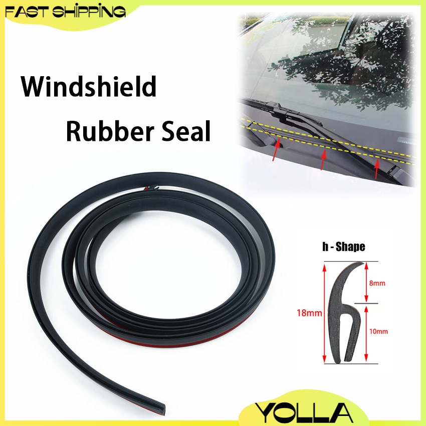 18mm H-Shape Universal Windshield Rubber Seal Strip Window Rubber Seal ...