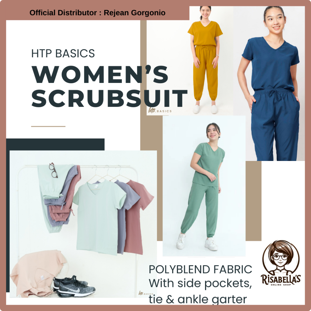 HTP Basics Women’s Unifit Scrub Suit / Scrubs for Nurse / Doctor ...