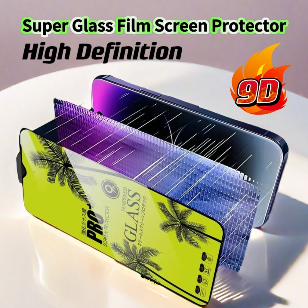 High Definition 9D Full Tempered Glass Samsung A11 A15 A31 A32 A33 A35 A50 A51 A52 A53 A71 A72 ...