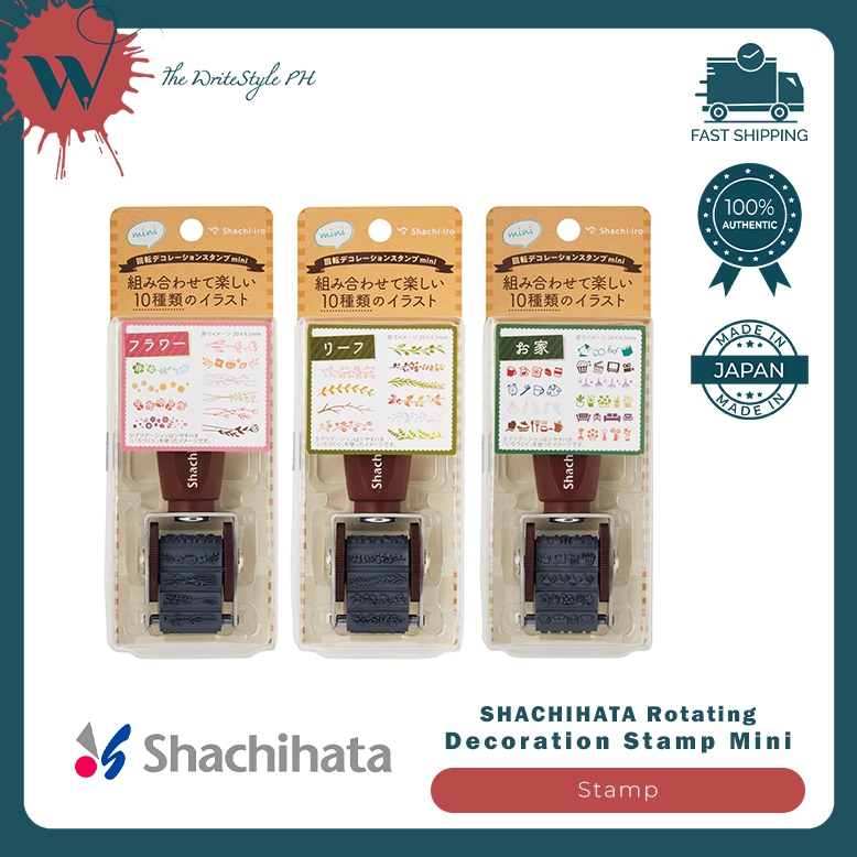 Shachihata Rotating Decoration Stamp Mini | Shopee Philippines