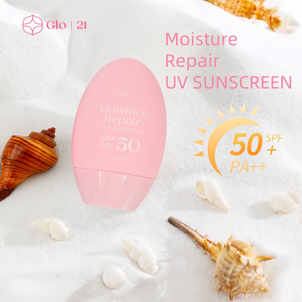 GLO21 Whitening Face/Body Sunscreen SPF50+ PA+++ Sunblock Suncream Anti ...