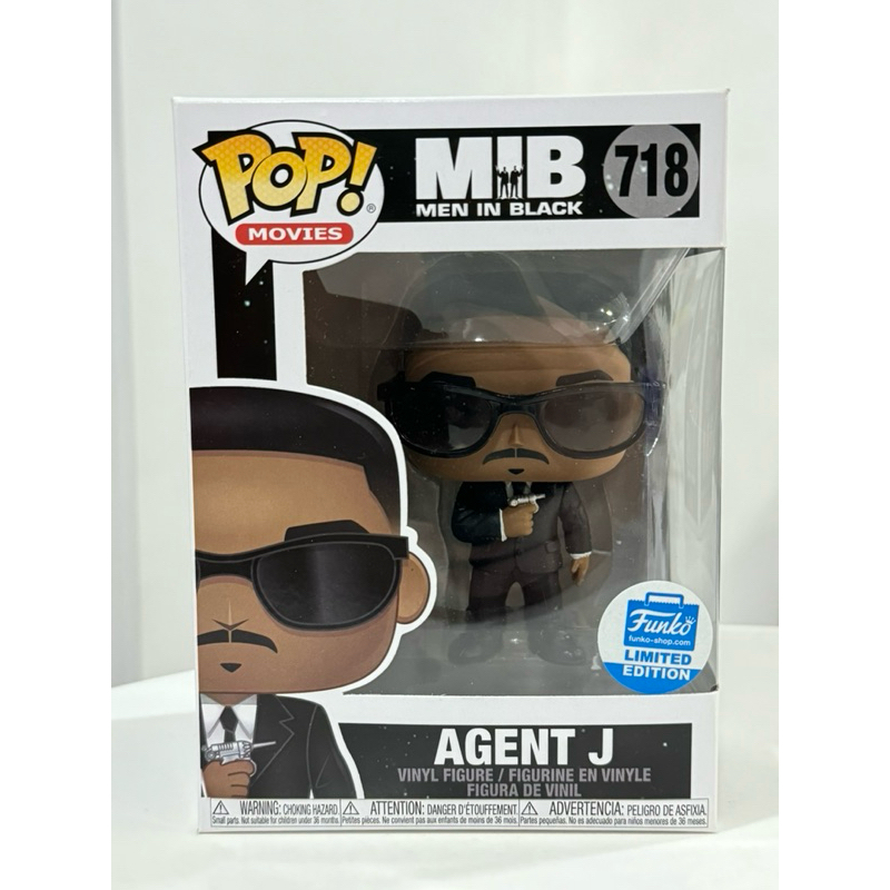 Vaulted Funko Pop Movies - Men In Black Agent J #718 Funko Shop ...