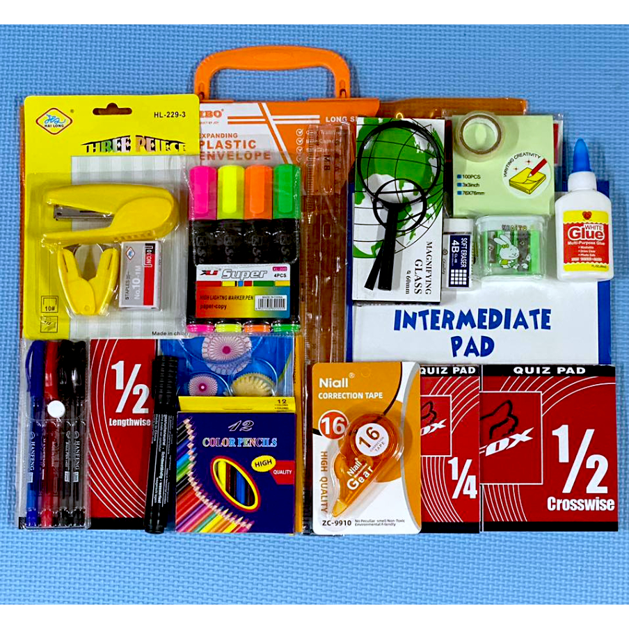 20Pieces Set of School Supplies (Grade 5 to K12) | Shopee Philippines