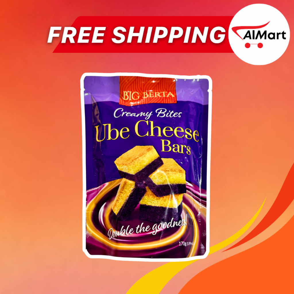 BIG BERTA UBE CHEESE BARS (170 GRAMS) | Shopee Philippines