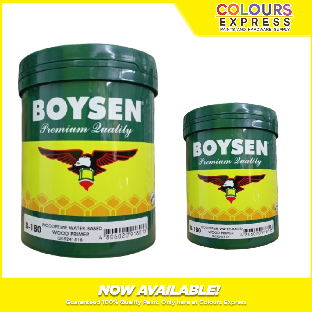 Boysen Wood Pirmer B-180 waterbased 4L and 1L | Shopee Philippines