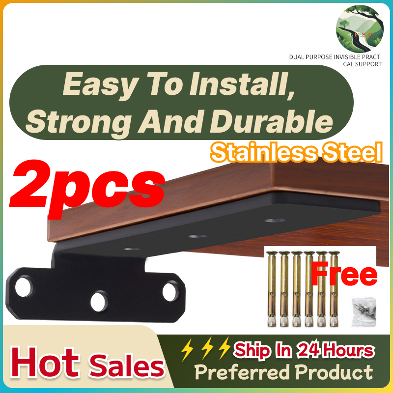 Steel 8-12Inch Heavy Duty Concealed Floating Wall Back Concealed ...
